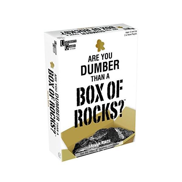 ボードゲーム 英語 アメリカ 海外ゲーム 01409 University Games | are You Dumber Than a Box of Rocks Dice and Card Game for 1 or More Player...