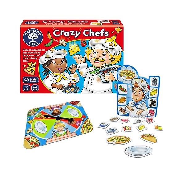 ボードゲーム 英語 アメリカ 海外ゲーム 17 Orchard Toys Crazy Chefs Children's Game, Multi, One Size海外限定品を迅速輸入！5〜15営業日にて発送します。商品名（自動翻訳）：オーチ...