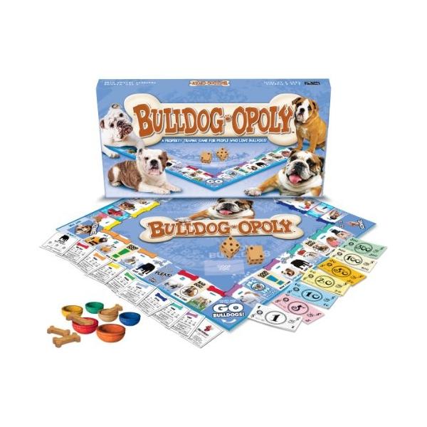 ボードゲーム 英語 アメリカ 海外ゲーム 5511607 Late for The Sky Bulldog-Opoly Board Game ? Bulldog Lovers Family Game, Property Trading Do...