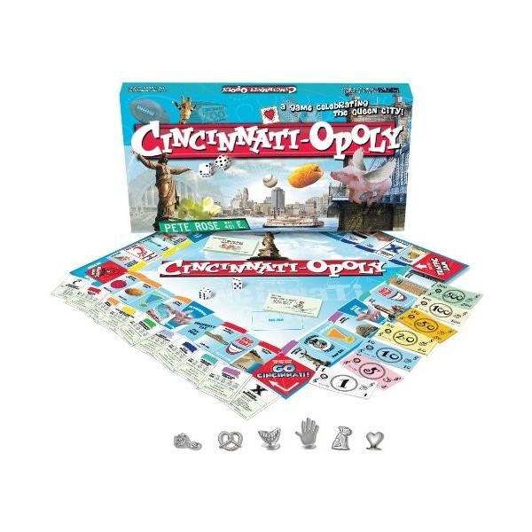 ボードゲーム 英語 アメリカ 海外ゲーム 5513842 Late for The Sky Cincinnati-Opoly Board Game ? Family Strategy Game for 2-6 Players, Opoly-...