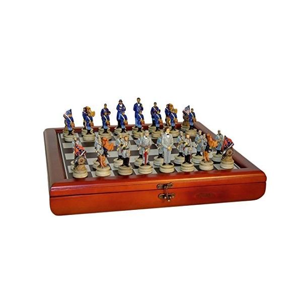 ボードゲーム 英語 アメリカ 海外ゲーム R1861-CCT WorldWise Chess Civil War Generals Chess Set海外限定品を迅速輸入！5〜15営業日にて発送します。商品名（自動翻訳）：南北戦争の将軍のチ...