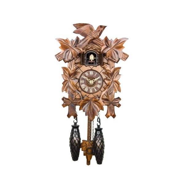 カッコー時計 インテリア 壁掛け時計 海外モデル アメリカ 輸入物 AH 40/1 QM HerrZeit by Adolf Herr Quartz Cuckoo Clock - The Traditional Vine Leaves AH...
