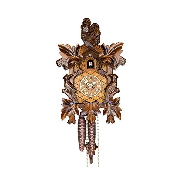 カッコー時計 インテリア 壁掛け時計 海外モデル アメリカ 輸入物 AH 103/1 HerrZeit by Adolf Herr Cuckoo Clock - The Wise Owls海外限定品を迅速輸入！5〜15営業日にて発送します。...