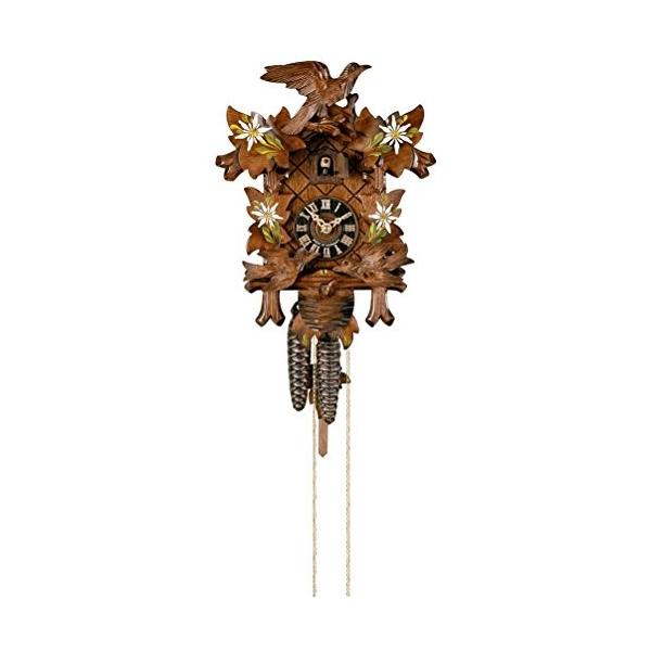 カッコー時計 インテリア 壁掛け時計 海外モデル アメリカ 輸入物 400/3ed Cuckoo Clock Four Leaves, feeding Birds, Nest海外限定品を迅速輸入！5〜15営業日にて発送します。商品名（自動翻...