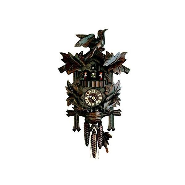 カッコー時計 インテリア 壁掛け時計 海外モデル アメリカ 輸入物 3688 Hekas Cuckoo Clock Four Leaves, feeding Birds, Nest KA 3688海外限定品を迅速輸入！5〜15営業日にて発送...