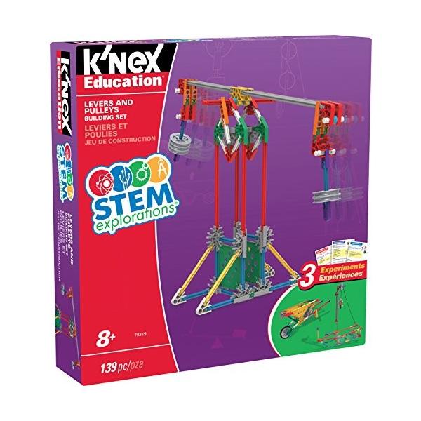 ケネックス 知育玩具 パズル ブロック 79319 K'NEX Education - STEM Explorations: Levers &amp; Pulleys Building Kit ? Kid Construction Play...