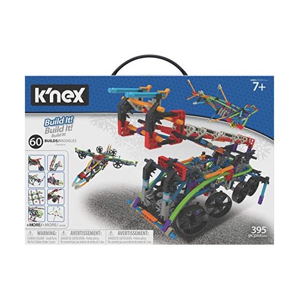 ケネックス 知育玩具 パズル ブロック 15211 K'nex Intermediate 60 Model Building Set - 395 Parts - Ages 7 &amp; Up - Creative Building Toy...