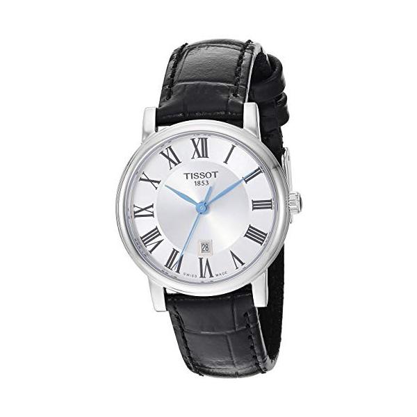 腕時計 ティソ レディース T1222101603300 Tissot womens Carson Stainless Steel Dress Watch Black T1222101603300海外限定品を迅速輸入！5〜15営業日にて発送...