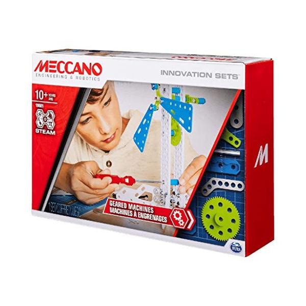 メカノ 知育玩具 パズル ブロック 6047097 MECCANO, Geared Machines S.T.E.A.M. Building Kit with Moving Parts, for Ages 10 and Up海外限定品を迅速...
