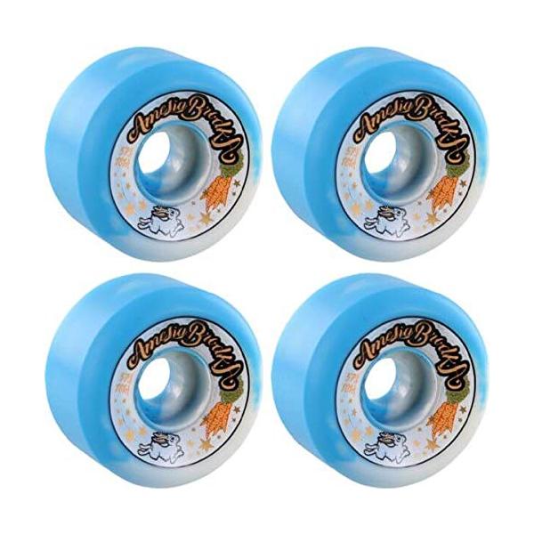 ウィール タイヤ スケボー スケートボード 海外モデル 直輸入  Speedlab Wheels Amelia Brodka Pro Model Blue/White Swirl Skateboard Wheels - 57mm 101a ...