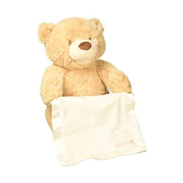 ガンド GUND いないいないばあっ！ テディベア ぬいぐるみ ライトブラウン 6つの異なるフレーズ 約29センチガンド GUND ぬいぐるみ リアル お世話 かわいい 6053525 GUND Peek-A-Boo Teddy Bear ...