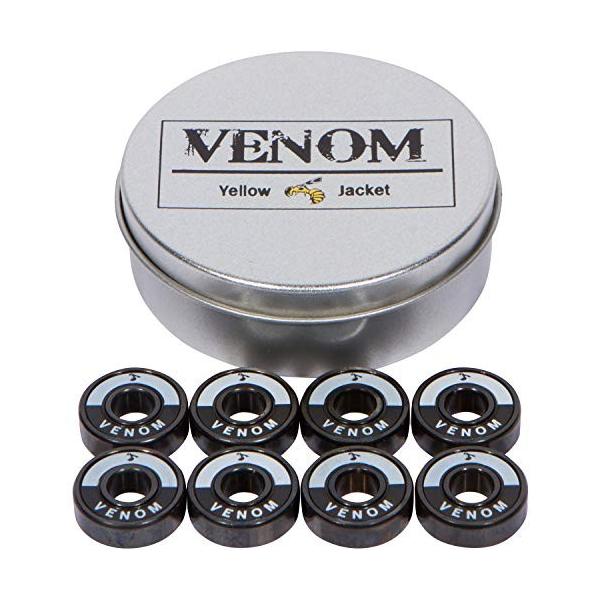 ベアリング スケボー スケートボード 海外モデル 直輸入 SPOMHNK746 Yellow Jacket Premium Skateboard Bearings ? Titanium Coated, Ceramic Balls ? Pro...