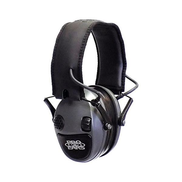 イヤーマフ シューティング ハンティング サバイバルゲーム サバゲー アメリカ PESILVER Pro Ears Silver 22 Electronic Hearing Protection, Noise Reduction Ratin...