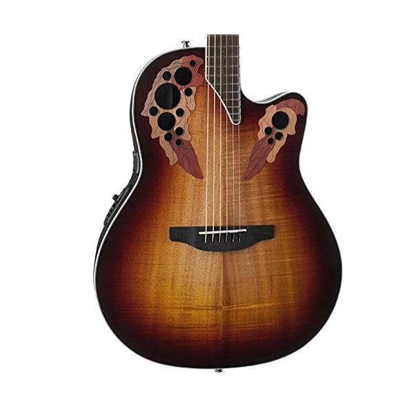 オベーション アコースティックギター 海外直輸入 CE48P-KOAB Ovation Celebrity Elite Plus Figured Koa Top Acoustic-Electric Guitar, Koa Burst海外限定...