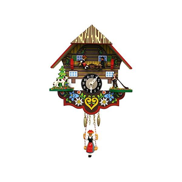 カッコー時計 インテリア 壁掛け時計 海外モデル アメリカ 輸入物 193KSQ ENGSTLER Battery - Operated Cuckoo Clock - MINI Size海外限定品を迅速輸入！5〜15営業日にて発送します。商...