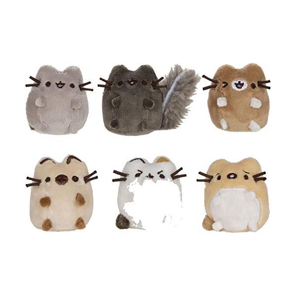 ガンド GUND ぬいぐるみ リアル お世話 かわいい 6056161 GUND Pusheen Comic Collector I Love Kitties Set of 6 Plush Stuffed Animal Cats, 2"海外...