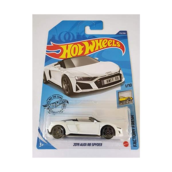 ホットウィール Hot Wheels 2019アウディ R8スパイダー ファクトリーフレッシュ1/10 175/250 ホワイト Audi ビークル ミニカーホットウィール マテル ミニカー ホットウイール GHB28 Hot Wheels...