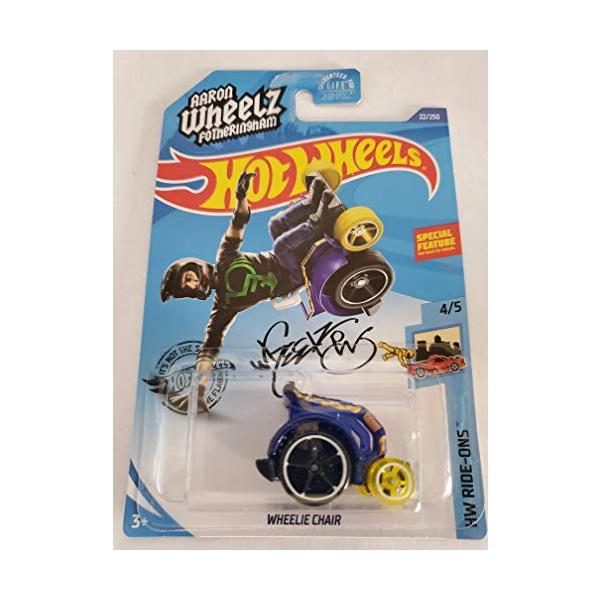 ホットウィール マテル ミニカー ホットウイール 22/250 Hot Wheels 2020 HW Ride-Ons Aaron Wheelz Fotheringham Wheelie Chair 22/250, Blue海外限定品を迅速...