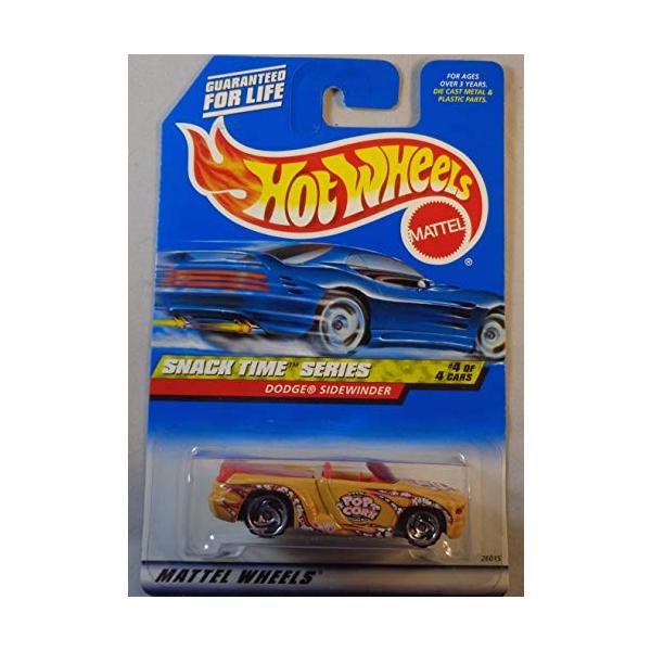 ホットウィール マテル ミニカー ホットウイール  Hot Wheels Snack Time Series #4 Dodge Sidewinder Yellow Color #2000-16 Collectible Collector C...