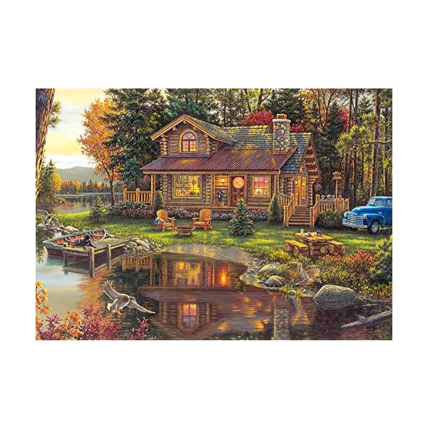ジグソーパズル 海外製 アメリカ 2544 Buffalo Games - Kim Norlien - Peace Like A River - 300 Piece Jigsaw Puzzle for Adults - Large, Eas...