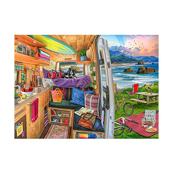 ジグソーパズル 海外製 アメリカ 16457 Ravensburger Rig Views Puzzle - 1000 Unique Pieces | Softclick Technology Ideal for Adults and Ki...