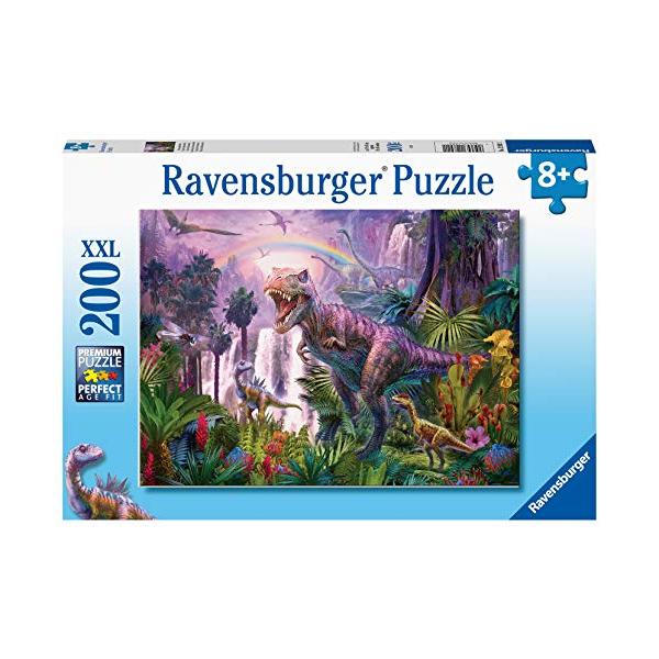 ジグソーパズル 海外製 200ピース XXL 恐竜の王 ペット・動物 Ravensburgerジグソーパズル 海外製 アメリカ 12892 Ravensburger King of The Dinosaurs Puzzle for Kids...