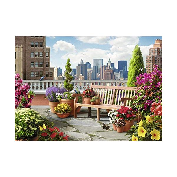 ジグソーパズル 海外製 500ピース 屋上庭園 約50x36センチ 絵画・アート Ravensburgerジグソーパズル 海外製 アメリカ 14868 Ravensburger Rooftop Garden Jigsaw Puzzle | ...