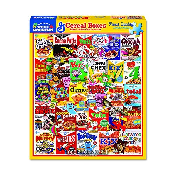 ジグソーバズル 海外製 1000ピース シリアルボックス サイズ約60×76センチ 絵画・アート White Mountain Puzzlesジグソーパズル 海外製 アメリカ 1261 White Mountain Puzzles Cere...