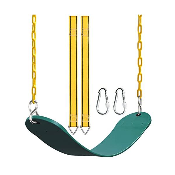 ジャングルジム ブランコ 屋内・屋外遊び 幼児 小学生 忍者 PE017 PACEARTH Swing Seat Support 660lb with 68.9 inch Anti-Rust Chains Plastic Coated 23...