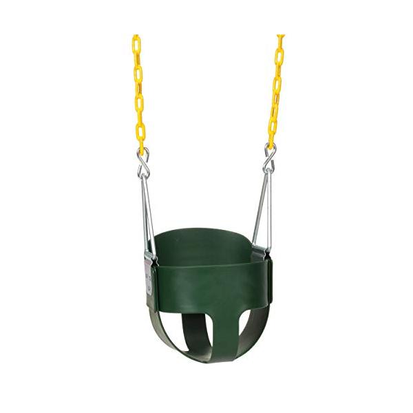 ジャングルジム ブランコ 屋内・屋外遊び 幼児 小学生 忍者 CIS Eastern Jungle Gym Heavy-Duty High Back Full Bucket Toddler Swing Seat | Coated Swing...
