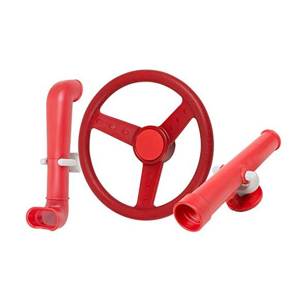 ジャングルジム ブランコ 屋内・屋外遊び 幼児 小学生 忍者 SSS-0240-R Swing Set Stuff Inc. Periscope Telescope Steering Wheel (Red) with SSS Logo St...
