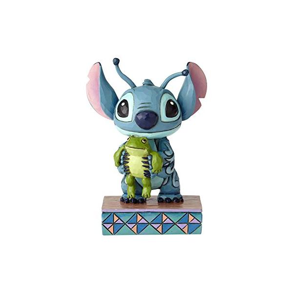 エネスコ Enesco スティッチとカエル フィギュア インテリア ディズニートラディション ジム・ショア 約10センチエネスコ Enesco 置物 インテリア 海外モデル アメリカ 輸入物 ジムショア Jim Shore  4059741...