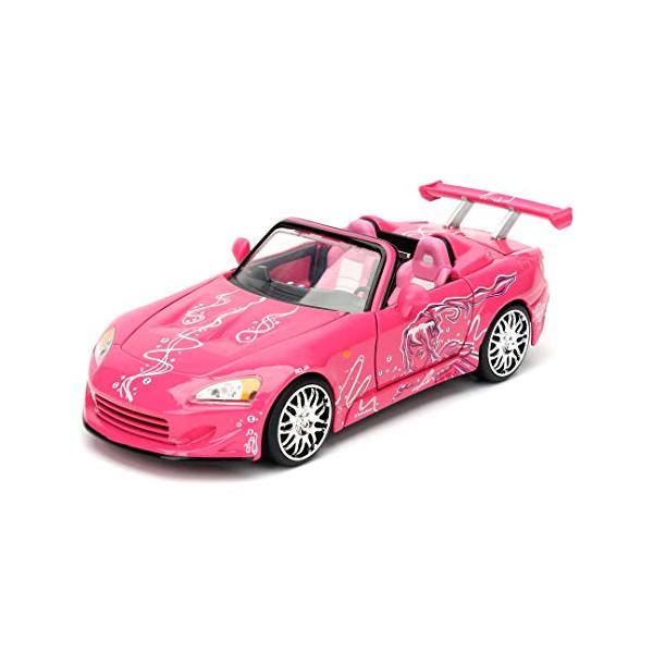 ジャダトイズ ミニカー ダイキャスト アメリカ 97604 Jada Toys Suki'S 2001 Honda S2000 - 2 Fast 2 Furious 1:24 Diecast Model, Multi-colored, Ye...