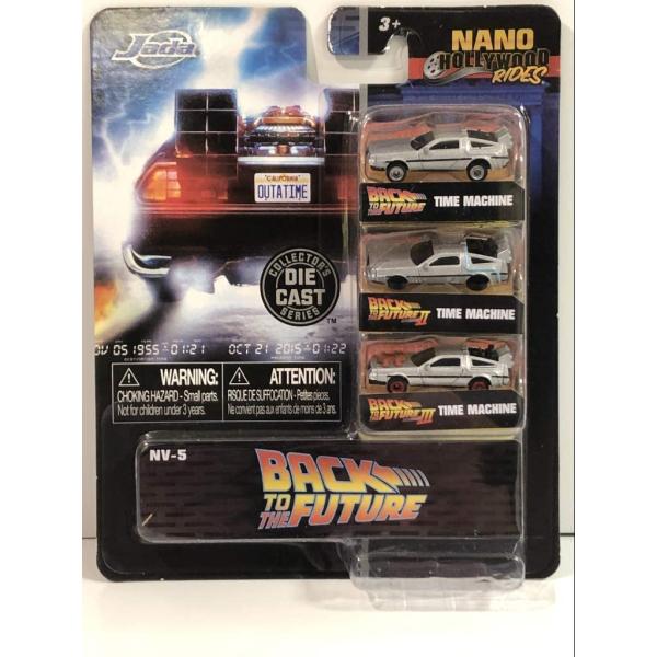 ジャダトイズ ミニカー ダイキャスト アメリカ JAN31583 Jada Back to The Future 1.65" Nano 3-Pack Die-cast Cars, Toys for Kids and Adults海外限定品を...
