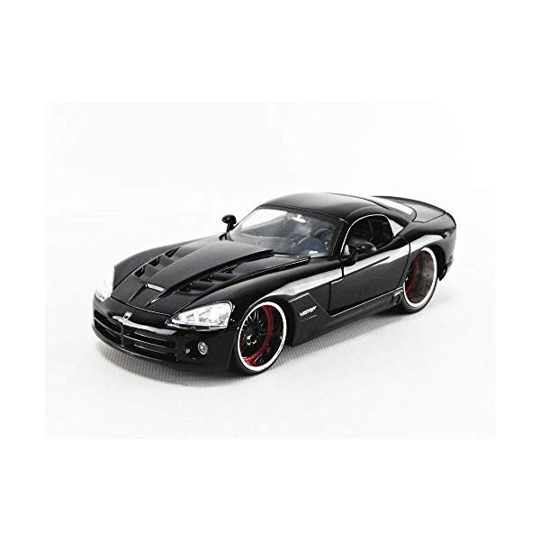 ジャダトイズ ミニカー ダイキャスト アメリカ 30731 Fast &amp; Furious Letty's Dodge Viper SRT 10 1/24 Scale Diecast Car Black海外限定品を迅速輸入！5〜15営...