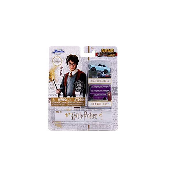 ジャダトイズ ミニカー ダイキャスト アメリカ 31719 Jada Toys Nano Hollywood Rides Harry Potter 1959 Ford Anglia &amp; Knight Bus 2-Pack Die-C...