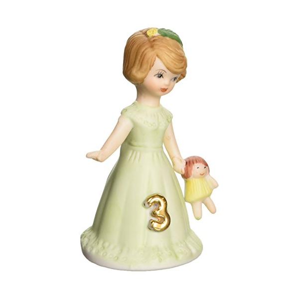エネスコ Enesco グローイング・アップ・ガールズ ブルネット 3歳 ライトグリーンのドレス 約8センチ E9527 フィギュア インテリア 磁器エネスコ Enesco 置物 インテリア 海外モデル アメリカ 輸入物 ジムショア Jim...