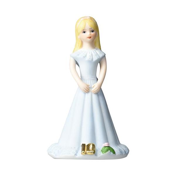 エネスコ Enesco グローイング・アップ・ガールズ ブロンド 10歳 ベビーブルーのドレス 約14センチ E2310 フィギュア インテリア 磁器エネスコ Enesco 置物 インテリア 海外モデル アメリカ 輸入物 ジムショア Jim...