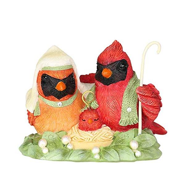 エネスコ Enesco 置物 インテリア 海外モデル アメリカ 輸入物 ジムショア Jim Shore  6003891 Enesco Heart of Christmas Birds Nesting in The Manger Figur...