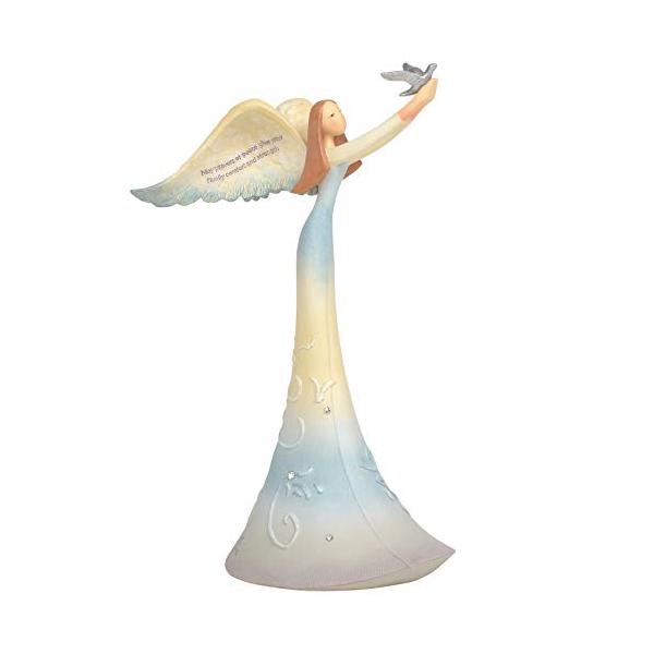 エネスコ Enesco 置物 インテリア 海外モデル アメリカ 輸入物 ジムショア Jim Shore  6004683 Enesco Peace by Piece Prayers Angel Figurine, 7.68 Inch, Mu...
