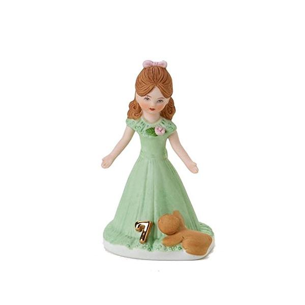 エネスコ Enesco 置物 インテリア 海外モデル アメリカ 輸入物 ジムショア Jim Shore  E9531 Enesco Growing Up Girls Brunette Green Dress Age 7 Figurine, ...