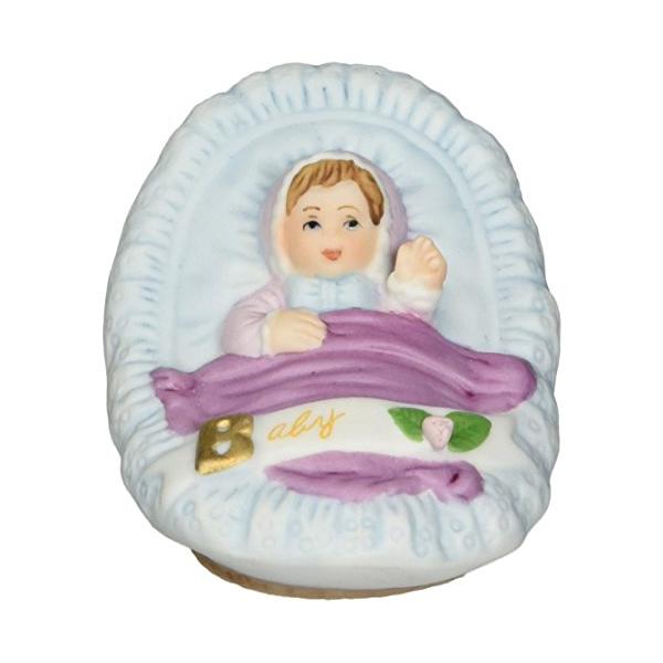 エネスコ Enesco 置物 インテリア 海外モデル アメリカ 輸入物 ジムショア Jim Shore  510459 Enesco Growing Up Girls “Brunette Newborn” Porcelain Figurin...