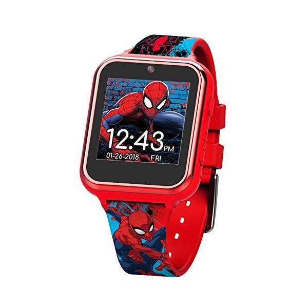 腕時計 マーベルコミック アメコミ キッズ SPD4588AZ Accutime Marvel Spider-Man Red Educational Touchscreen Smart Watch Toy for Boys, Girls, ...