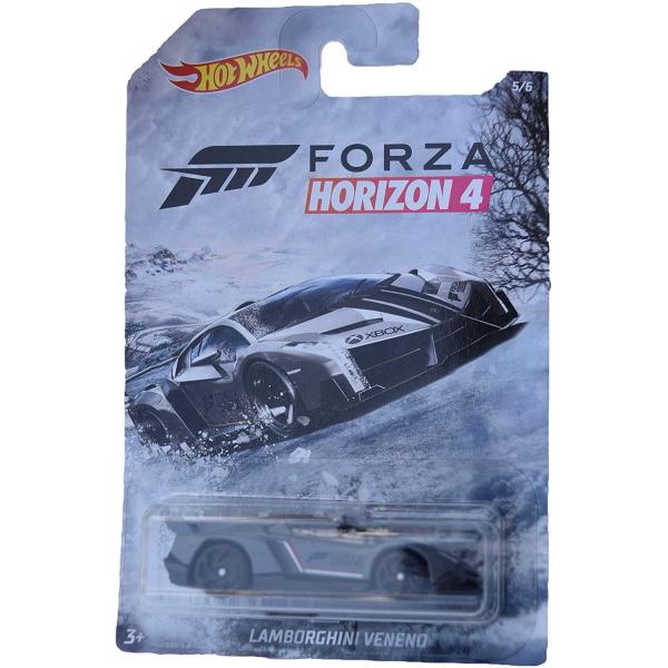 ホットウィール Hot Wheels FORZA ホライズン4 ランボルギーニ・ヴェネーノ 5/6 グレー Lamborghini ビークル ミニカーホットウィール マテル ミニカー ホットウイール GBB64 Hot Wheels For...