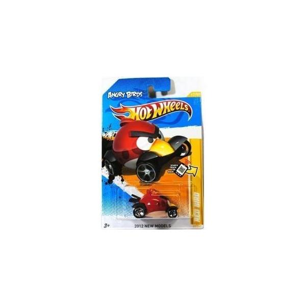 ホットウィール マテル ミニカー ホットウイール SG_B00AF2CZYM_US Angry Birds Red Bird Hot Wheels (Born in El Segundo Ca.usa) Red Bird 1:64 Scal...