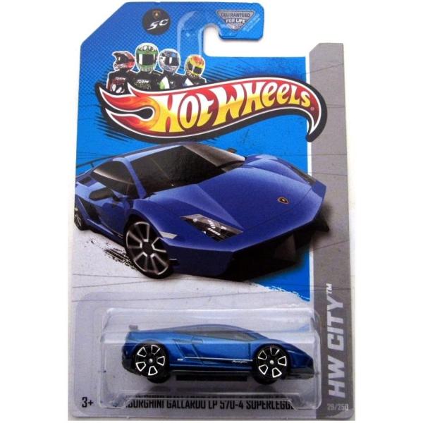 ホットウィール Hot Wheels ランボルギーニ・ガヤルド LP 570-4 スーパーレッジェーラ HWシティ 29/250 ブルー Lamborghini ビークル ミニカーホットウィール マテル ミニカー ホットウイール HW_20...