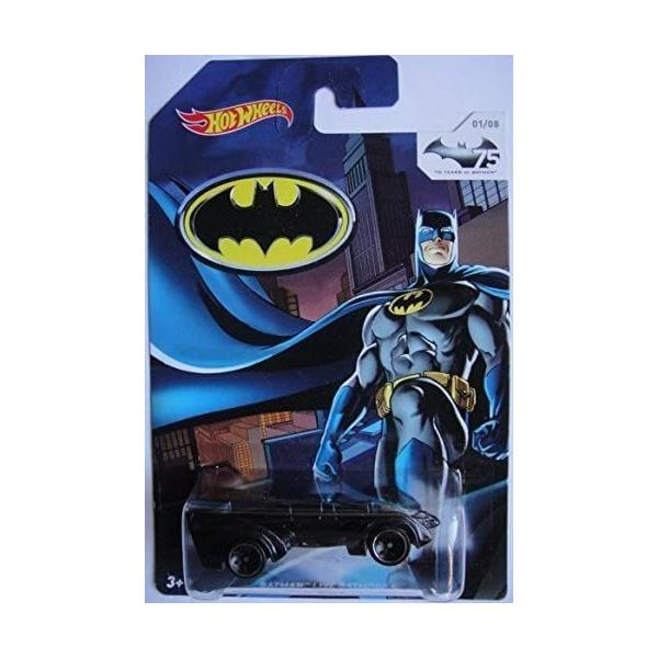 ホットウィール マテル ミニカー ホットウイール 2c4d9cfa-be79-4d61-96e3-d7cdd1e1d5dd Hot Wheels 75 Years of Batman Exclusive Live Batmobile DIE...