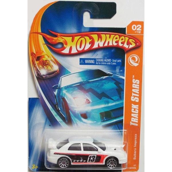 ホットウィール マテル ミニカー ホットウイール  Track Stars Series #2 Subaru Impreza Hot Wheels #2007-110 1:64 Scale Collectible Die Cast Car海...