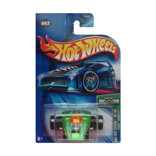 ホットウィール マテル ミニカー ホットウイール C2720 Mattel Hot Wheels 2004 First Editions 1:64 Scale Green Fatbax Silhouette Die Cast Car #06...