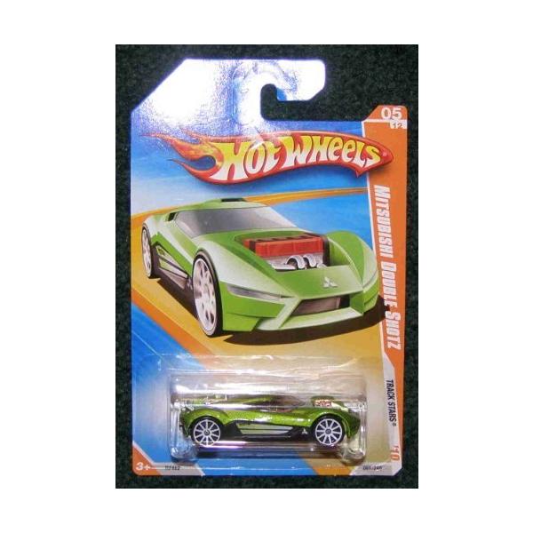 ホットウィール Hot Wheels 三菱 ミツビシ ダブルショッツ トラックスターズ 05/12 061/240 グリーン ビークル ミニカーホットウィール マテル ミニカー ホットウイール  Hot Wheels 2010 Track ...